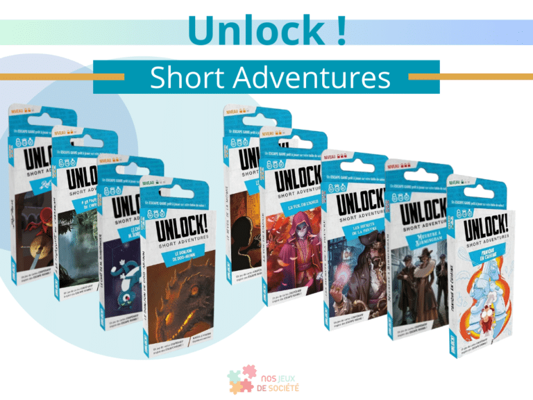 Unlock : liste complète et avis de chaque jeu.