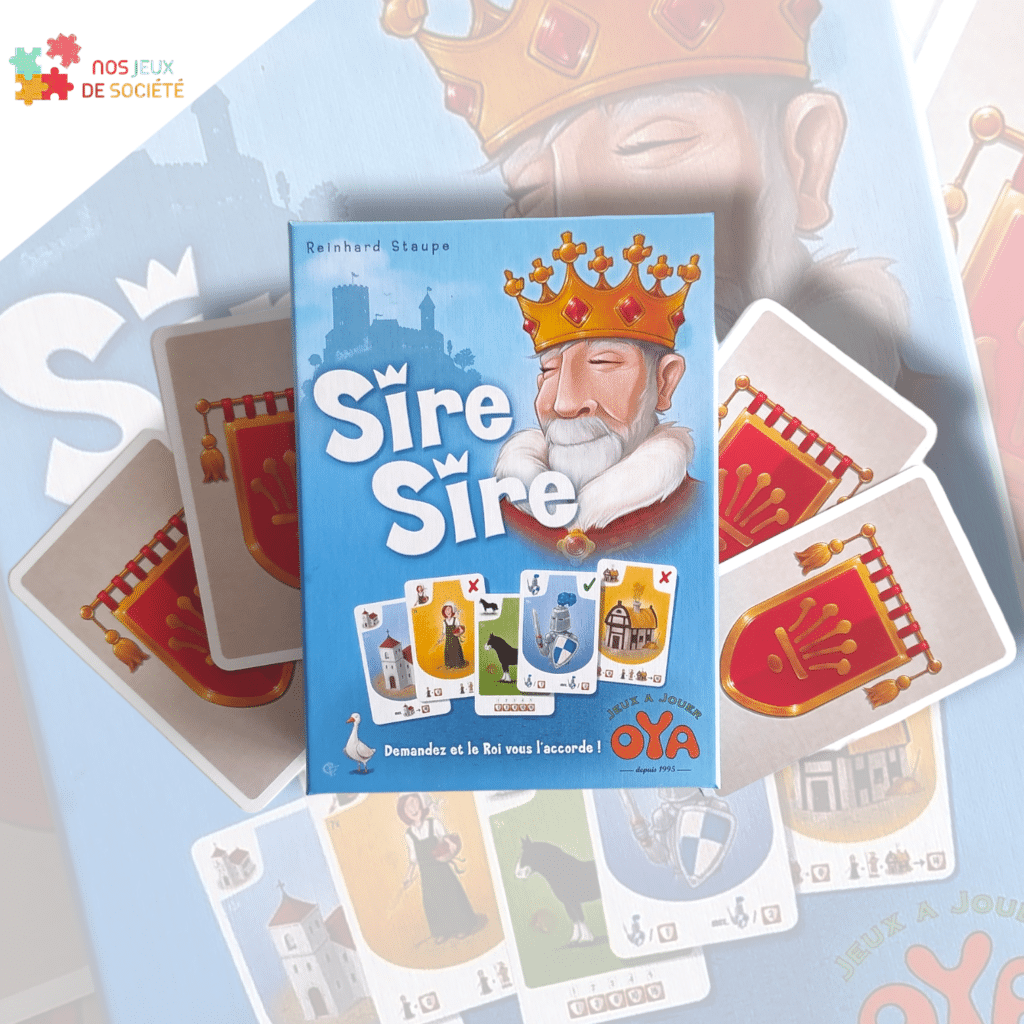 Sire Sire : un jeu de société d'ambiance pour tous les âges.
